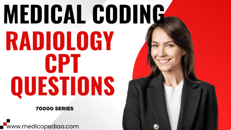 Radiology Series Important CPT Questions 2025 - Medical Coding